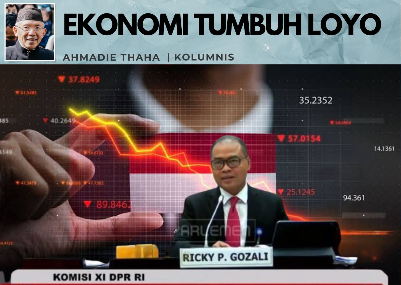 Ketika Ekonomi Indonesia Tumbuh Loyo - Khazanah Indonesia